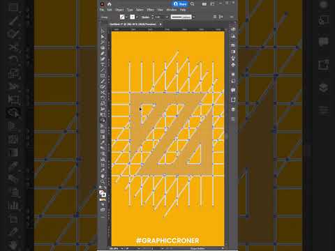 Logo Design Letter Z in Illustrator | #illustrator #shorts