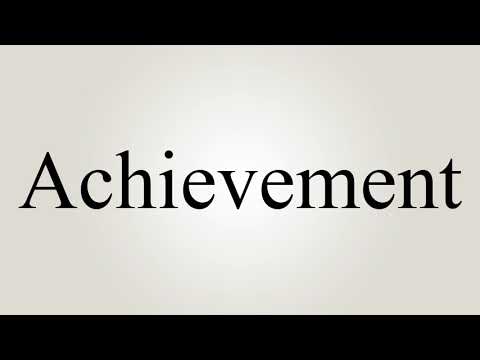 How To Pronounce Achievement In American English And British English