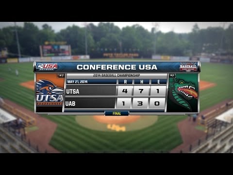 2014 C-USA Baseball Championship: Game 3 Recap | UTSA vs. UAB