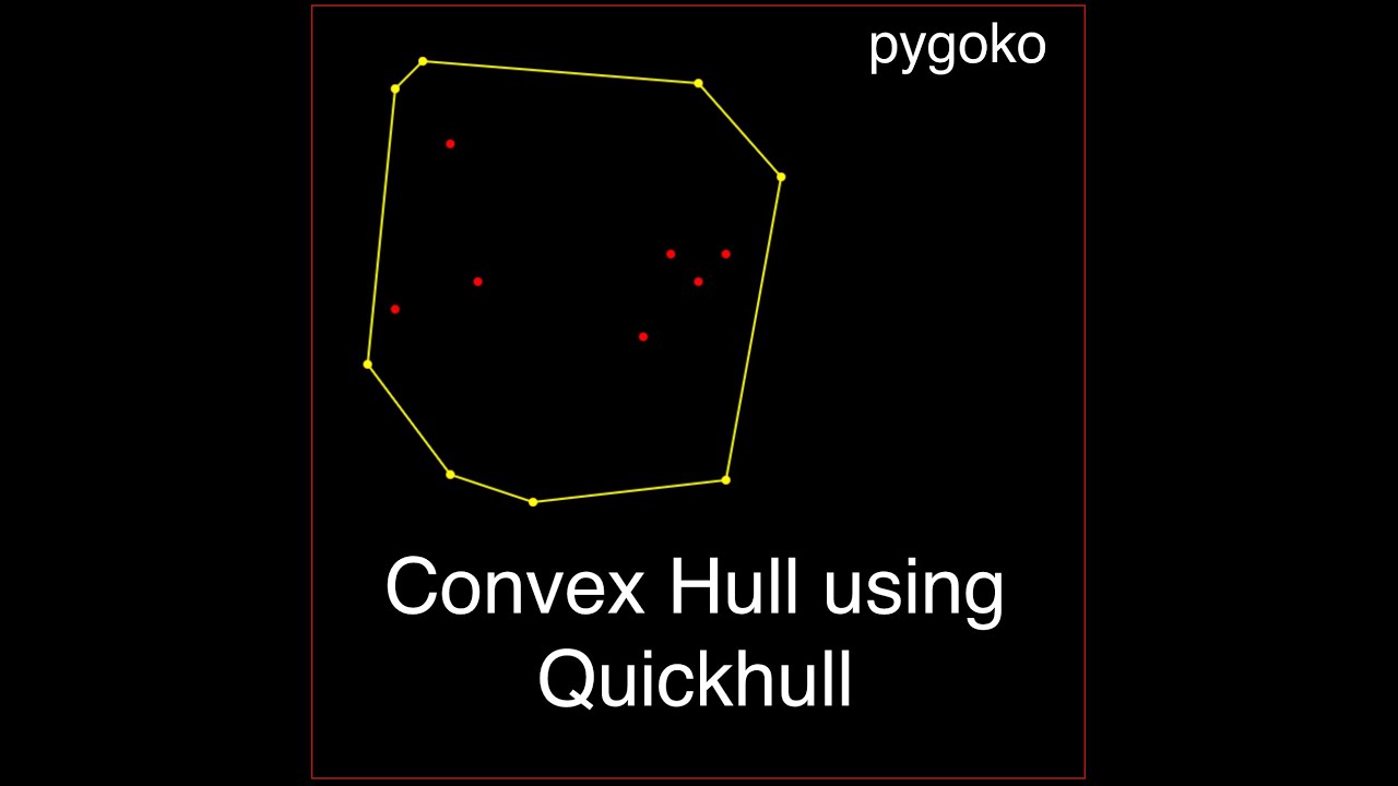 Convex Hull using Quickhull + Python code