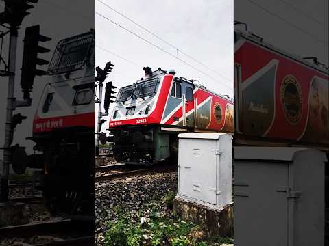 "32983" WAG9HC in new look. Indian Railway celebrates the 100 year's of electric traction since 1925