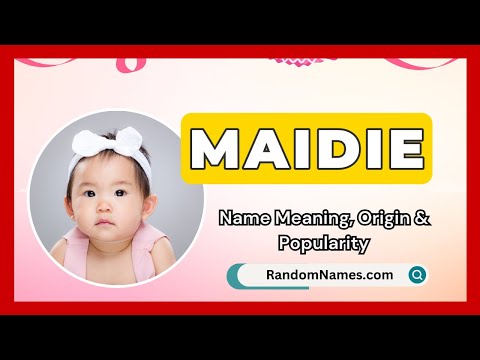 Maidie - Baby Girl Name Meaning, Origin & Popularity - RandomNames.com