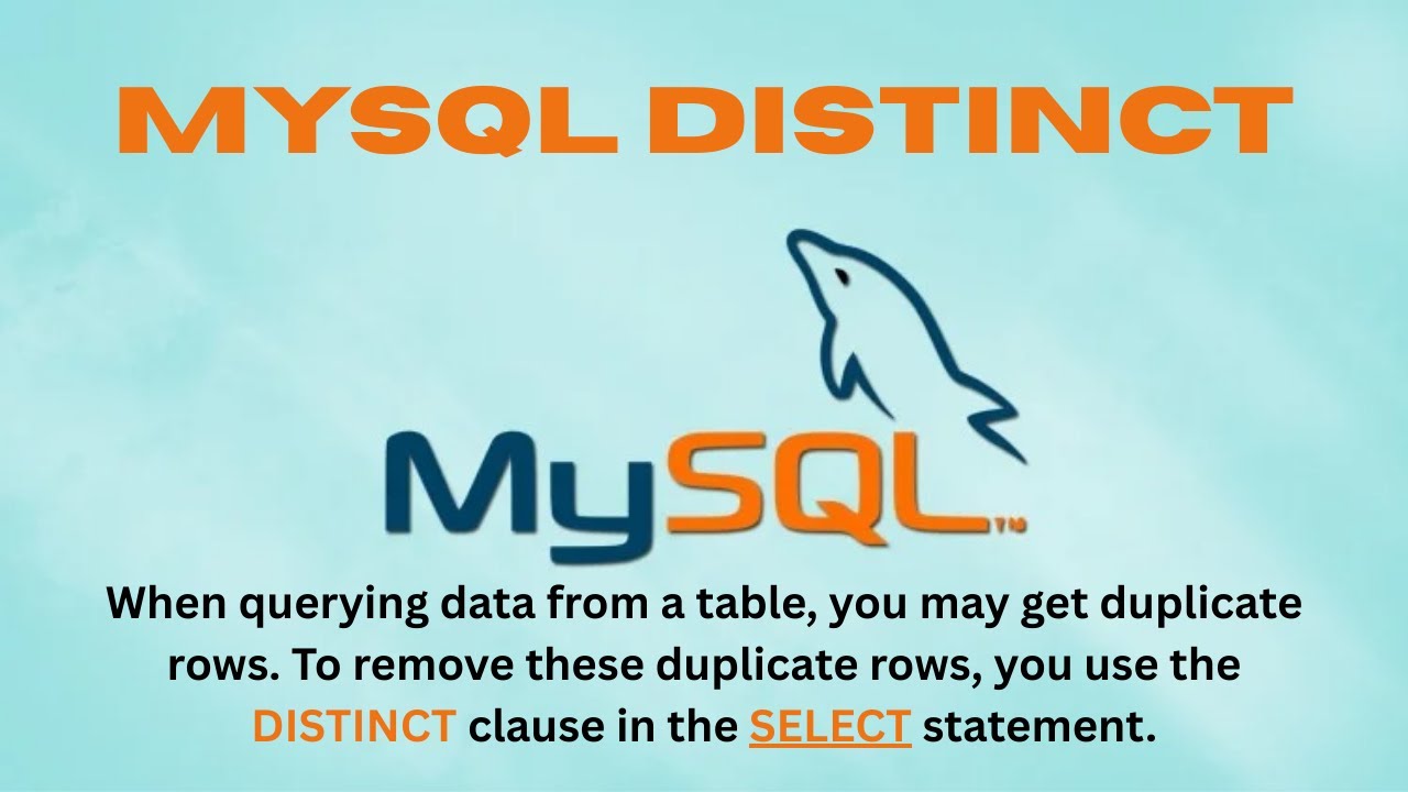 MySQL DISTINCT Clause