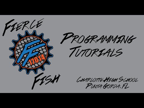 FIRST Tech Challenge- Fierce Fish 17014 Road Runner 2: Examining the Quickstart