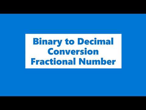 Binary to Decimal Conversion for Fractional Number – VLSIFacts