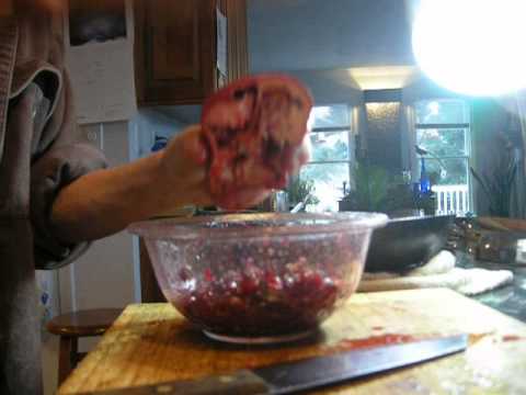 Pomegranate arils.