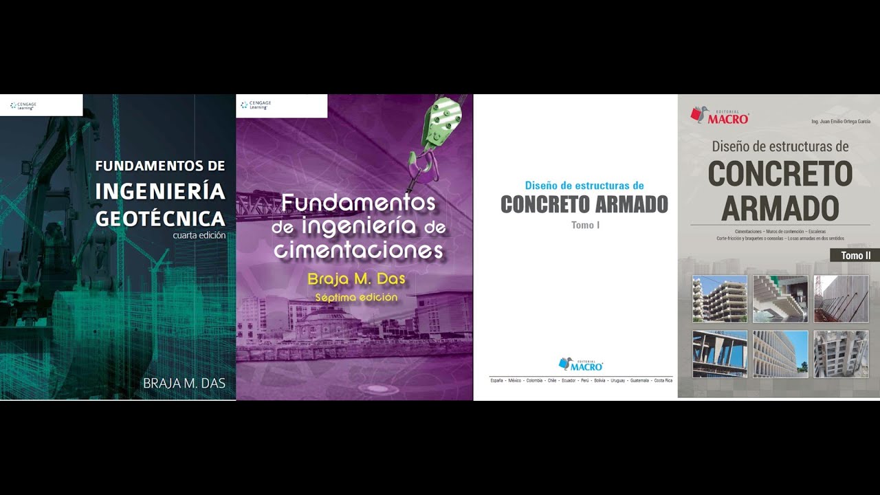 Fundamentos de la ingeniería geotécnica + Concreto armado PDF| libros de ingeniería civil