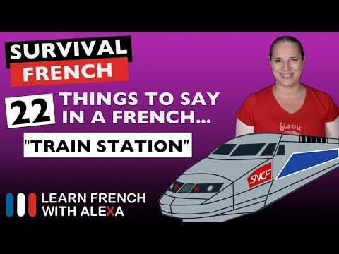 22 "TRAIN" phrases to help you travel in French