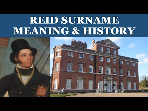 Reid Surname History