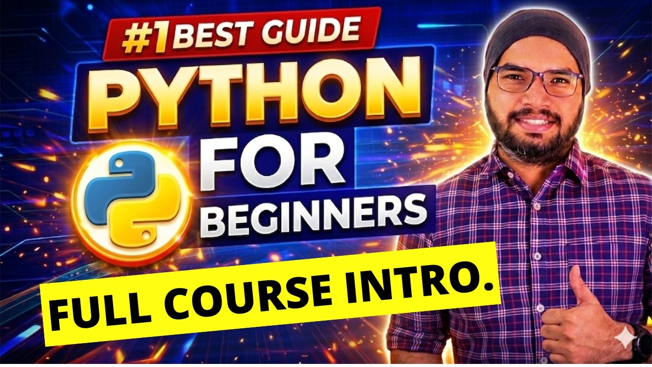 #1 Python Full Course Introduction | Python Tutorials For Beginners