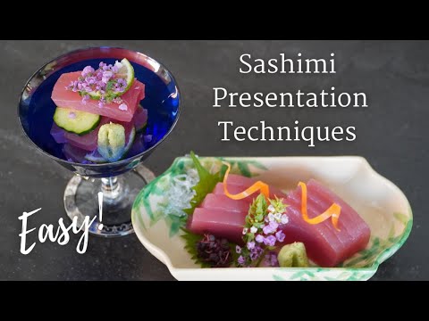 [ENG SUB]Sashimi Presentation Techniques using Maguro