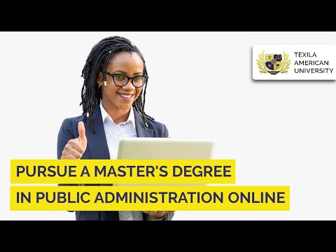 Pursue a Master's Degree in Public Administration Online | School of Business Management | TAU