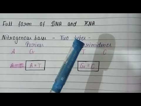 what is DNA and RNA🧬🧬 Full form of DNA and RNA.