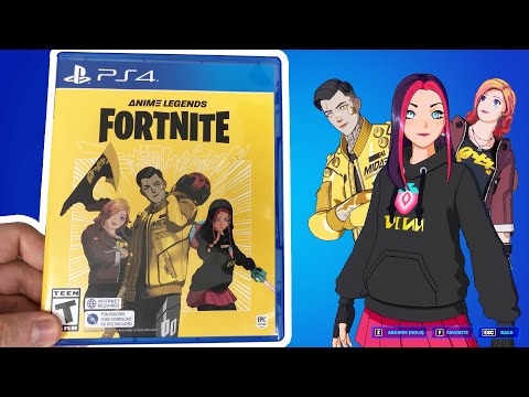 FORTNITE Anime Legends Bundle Pack Unbox and Gameplay