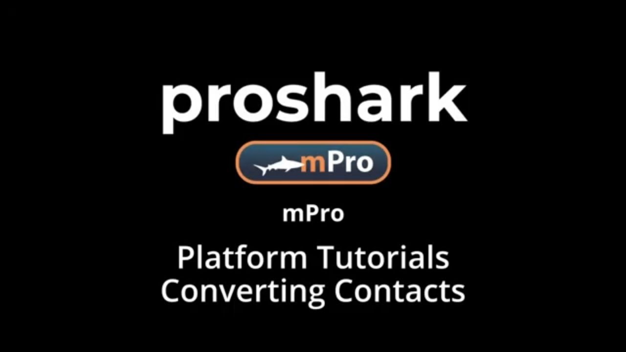 mPro Converting Contacts