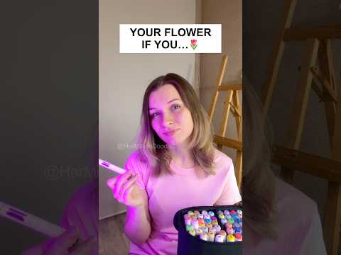 Your Flower if You… 🌸 Which one is yours? #art #drawing #cute #kawaii
