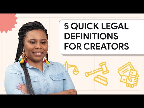 5 Legal Definitions Every Blogger Should Know
