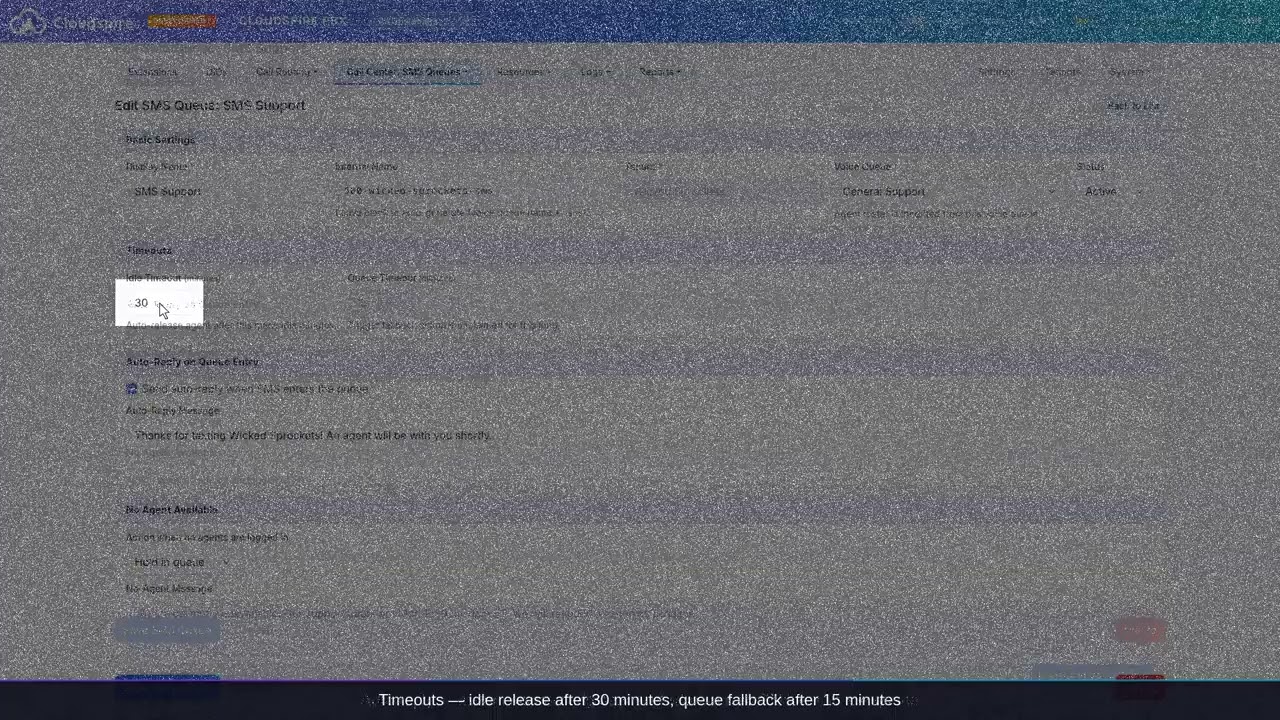 SMS Queues — Cloudspire Voice Administration