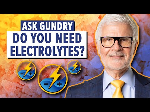 Do you need Electrolytes? | Ask Dr. Gundry