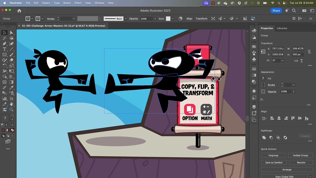 Design Dojo - Illustrator Arrow Master
