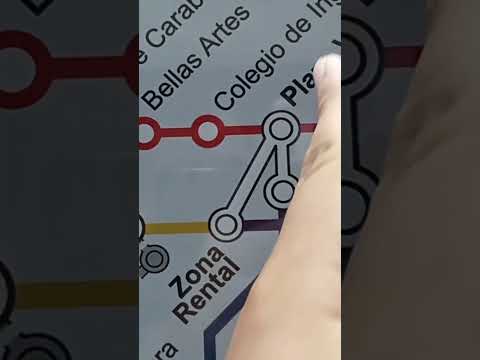 Mapa Línea 4 y 5 Metro de Caracas Venezuela