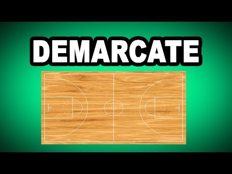 Learn English Words: DEMARCATE - Meaning, Vocabulary with Pictures and Examples