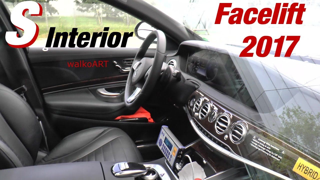 2018 Mercedes-Benz S-Class Facelift Interior Finally Spied Camouflage ...