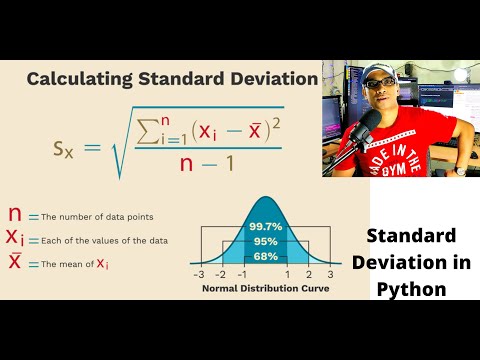 1-Standard Deviation in Python, Numpy and Pandas | Machine Learning | Data Science