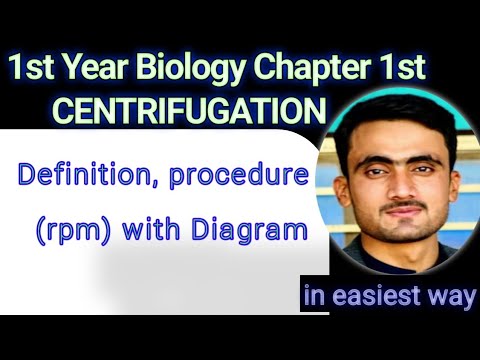 1st Year Biology- Centrifugation - by Malik Wasim