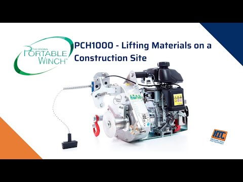 PCH1000 Lifting Materials on a Construction Site
