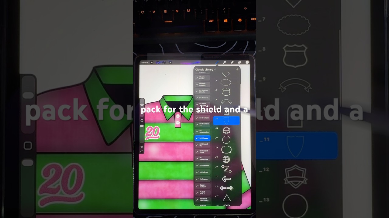 PROCREATE TUTORIAL for beginners #shorts #procreate