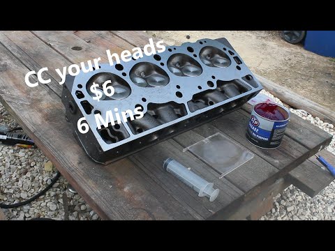 how to measure cylinder head volume on a budget diy cc heads on a budget
