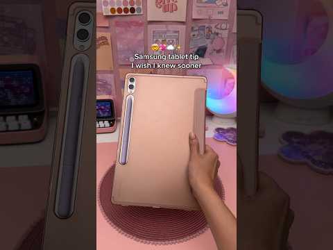 THIS samsung tablet tip 😍 aesthetic homescreen widgets | samsung galaxy tab S9 plus