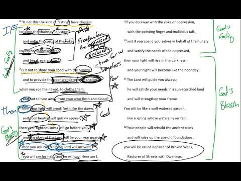 Passage Breakdown - Isaiah 58:6-12 | Current Events Ancient Truths - Week 5