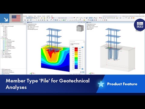 Member Type "Pile" for Geotechnical Analyses