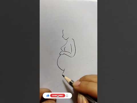 pregnant women drawing #youtubeshorts #youtubeshorts #youtubeshorts #youtubeshorts