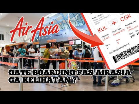 KENAPA GATE DALAM BOARDING PAS AIRASIA TIDAK DITEMUKAN #airasia