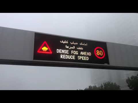 Heavy Fog Dubai Red Alert Declared by Government  // Dense fog ahead reduce speed