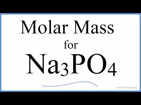 Molar Mass / Molecular Weight of Na3PO4 : Sodium phosphate