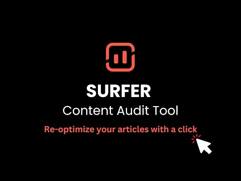 Surfer Content Audit Tool Tutorial | Tool Divers
