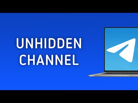 How To Unhidden A Channel On Telegram On PC