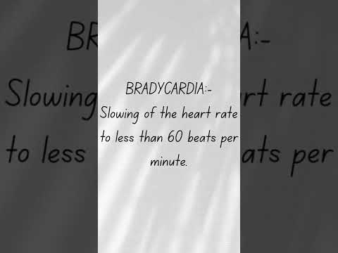 #bradycardia #heart #less #hearbeat #medical #medicos
