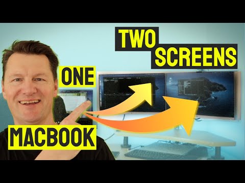 How to connect two monitors to Macbook