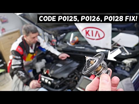 KIA CODE P0125 P0126 P0128 ENGINE LIGHT ON KIA FORTE SORENTO SPORTAGE RIO SOUL