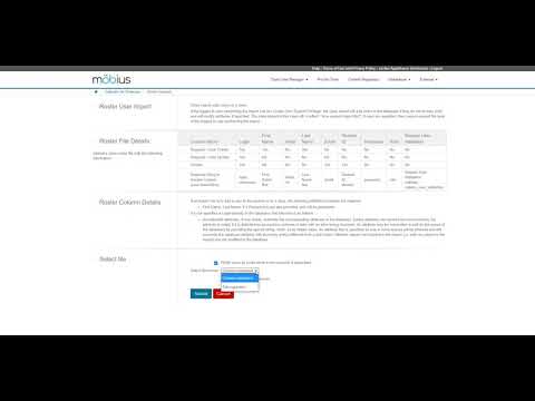 Create & enroll multiple users (Import Users From Roster option) | Möbius Video Guides by DigitalEd