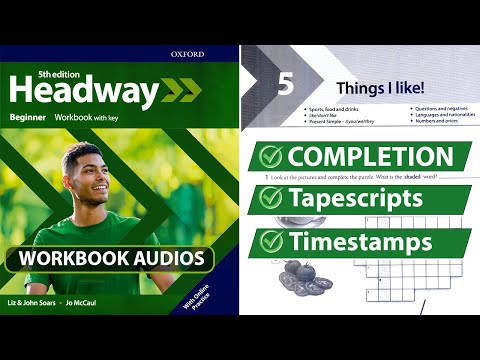 New Headway Beginner 5th Edition - Unit 5: Things I like! || Workbook