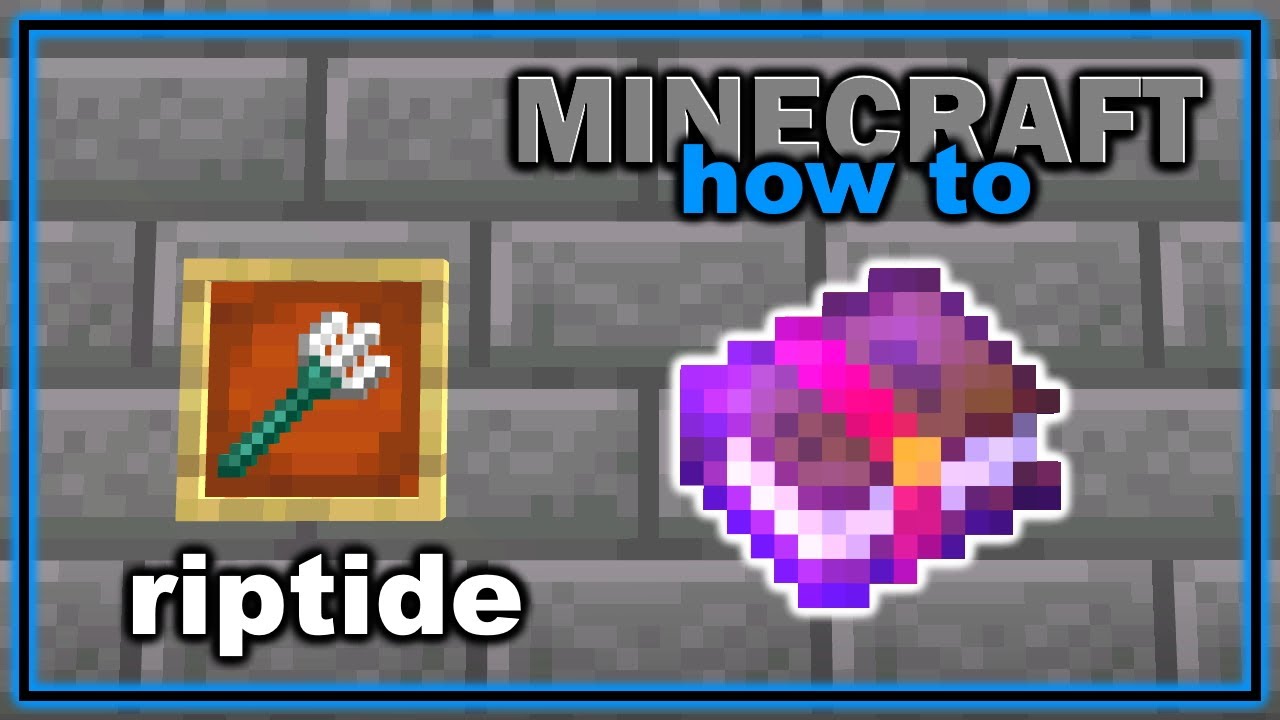 How to Get and Use Riptide Enchantment in Minecraft! | Easy Minecraft Tutorial
