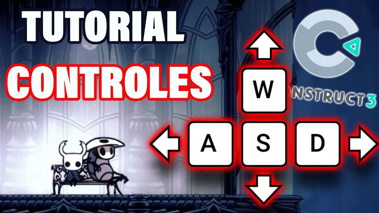 CONSTRUCT 3 Tutorial ESPAÑOL | Controles WASD sin programación | Plataformas 2D