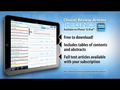 Clinics Review Articles for iPad™ & iPhone™
