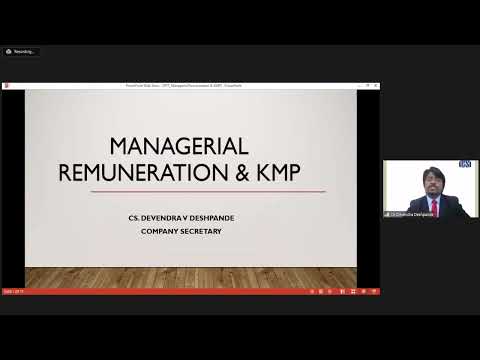 Live Webinar on Managerial Remuneration and KMP